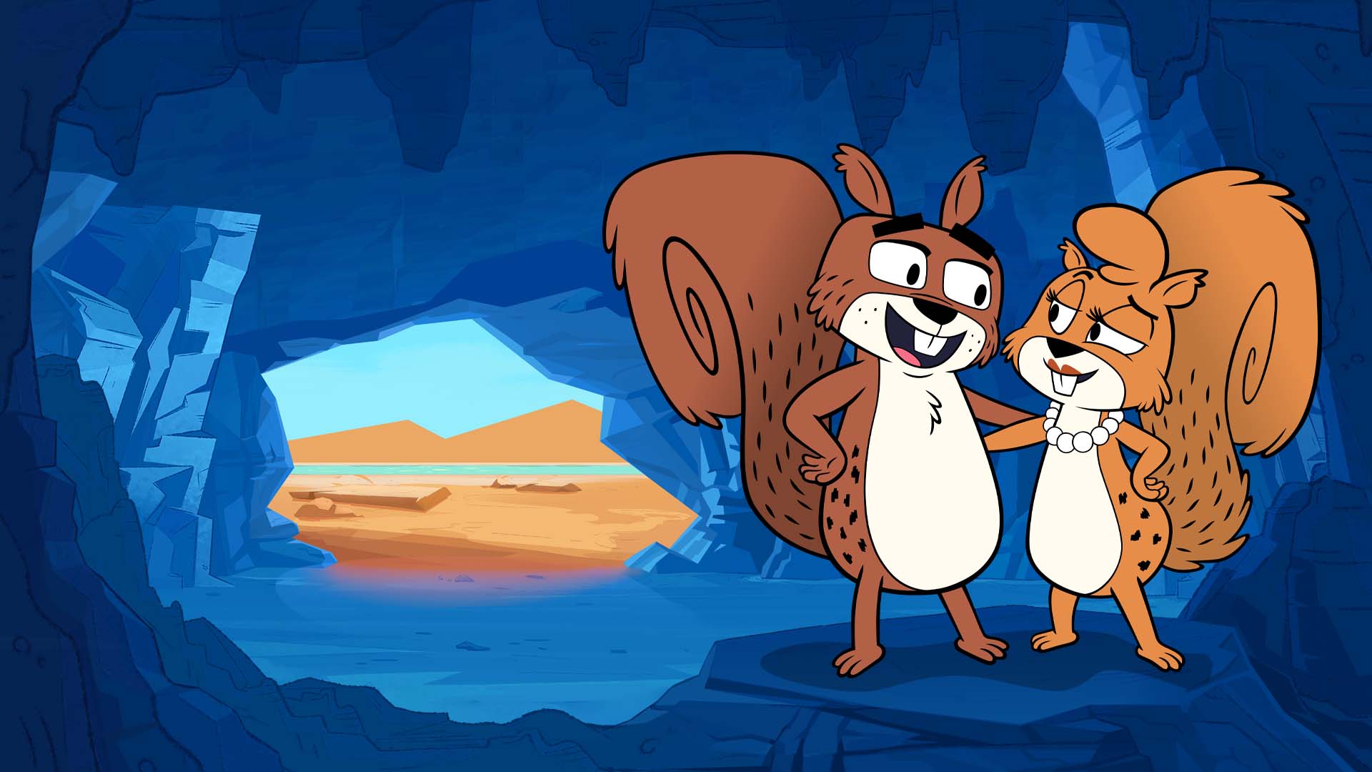 cartoon with squirrels